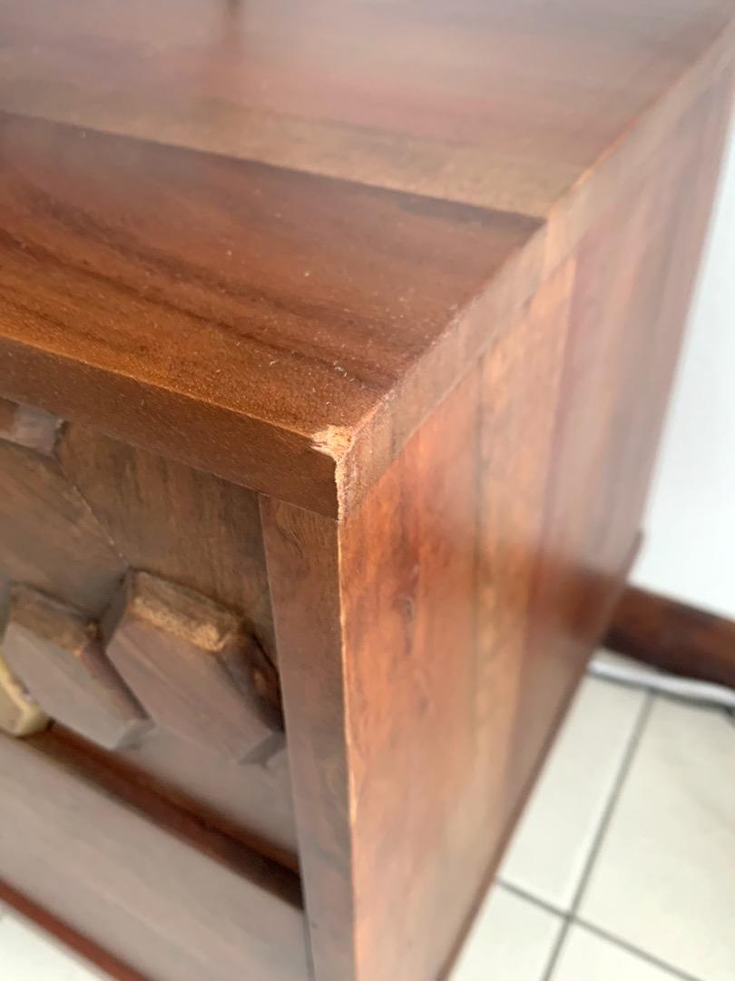 Wood Hexagon And Gold Inlay Hairpin Natasha Cabinet, WORLD MARKET, Furniture & Home Living ...