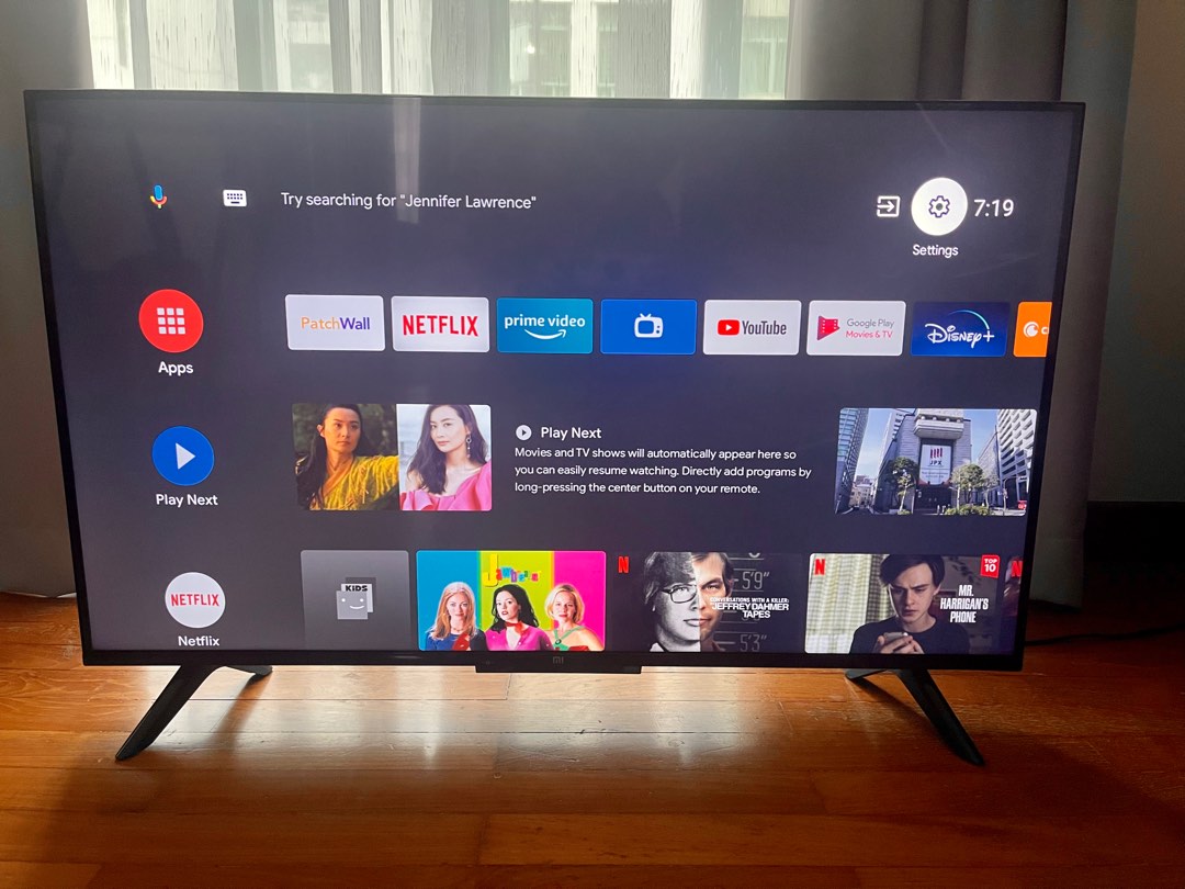 XIAOMI L43M6-6ARG 43 IN 4K UHD ANDROID 10 SMART TV, TV & Home ...