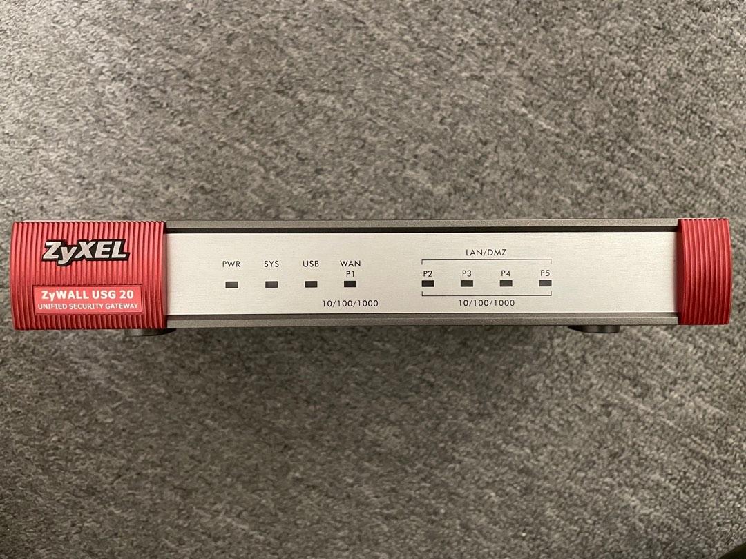ZyWALL USG 20 UNIFIED SECURITY GATEWAY, 電腦＆科技, 電腦周邊及配件, 其他 - Carousell