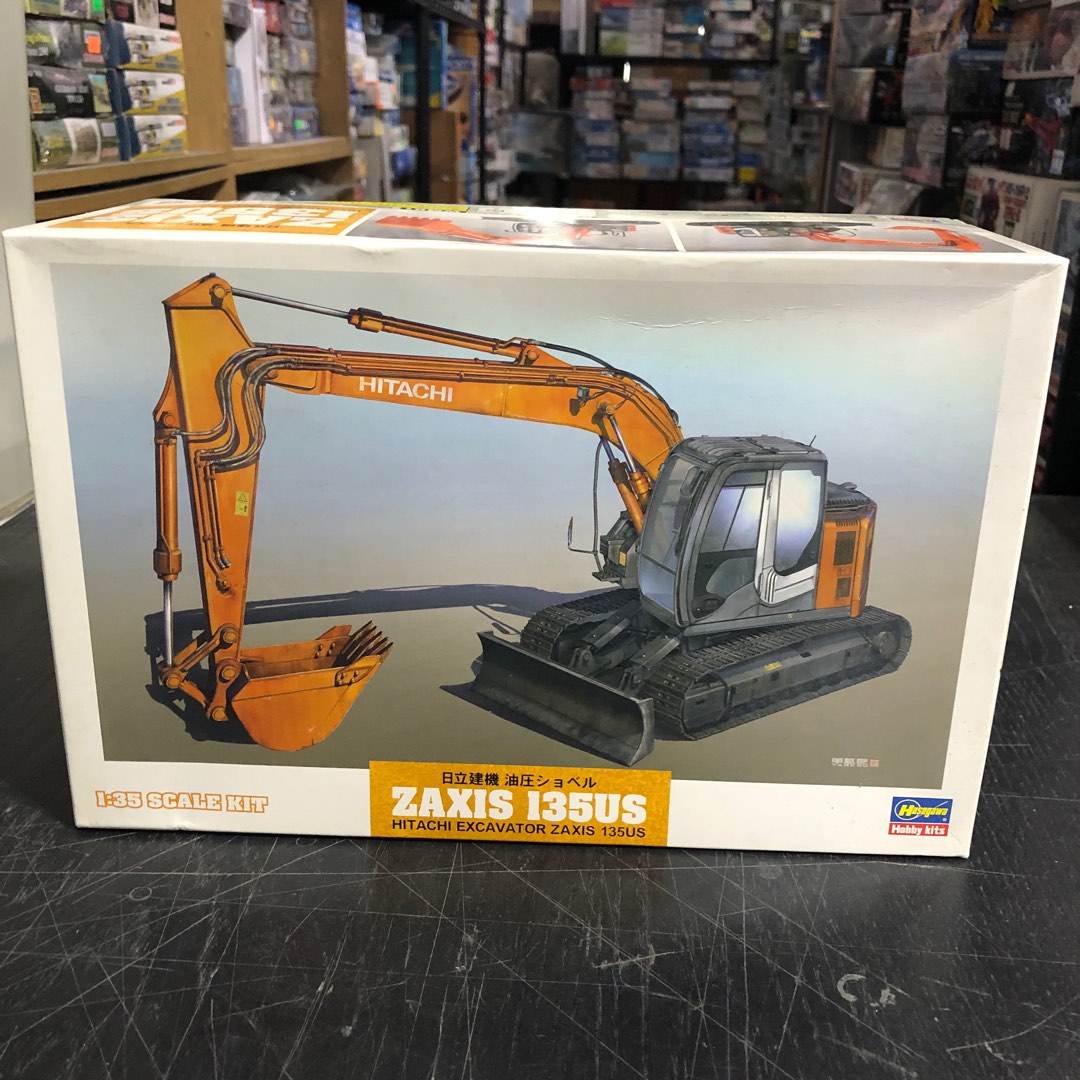 1/35 Hasegawa Hitachi Excavator ZAXIS 135US Model Kit, Hobbies & Toys ...