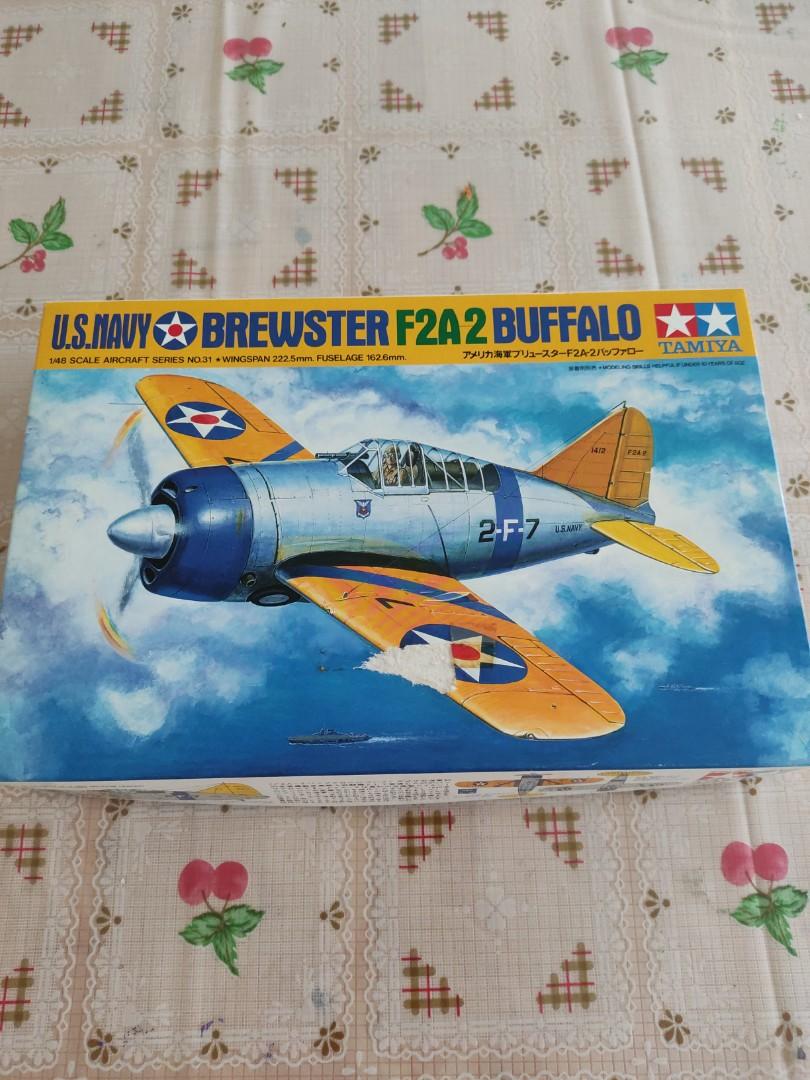 1/48 Tamiya U.s. Navy Brewster F2a2 Buffalo Kit # 61031, Hobbies & Toys ...