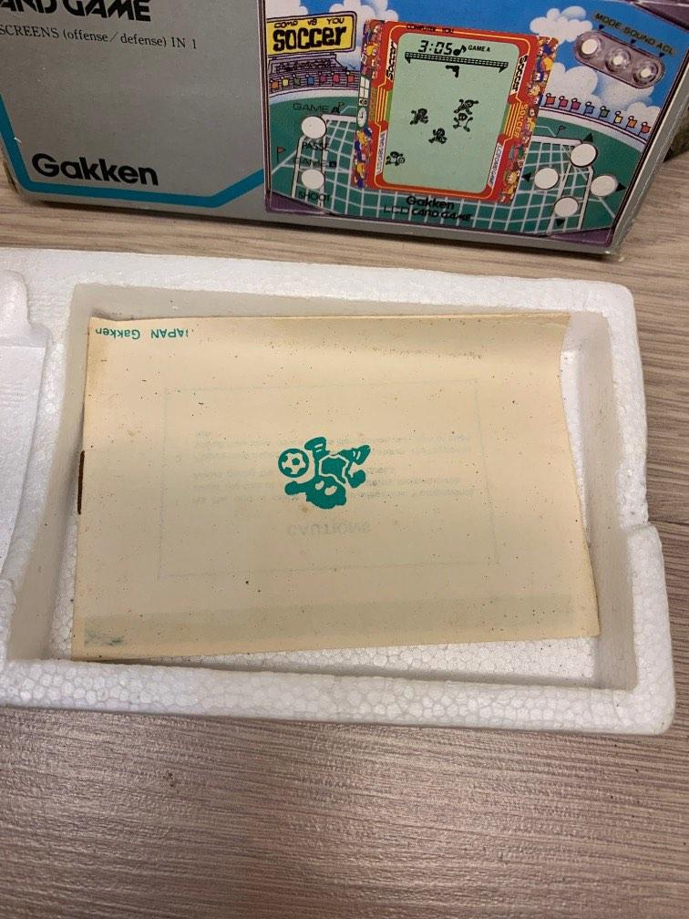 [15 UPLD 057] Gakken Soccer LCD Card Game, Hobbies & Toys, Memorabilia & Collectibles, Vintage ...