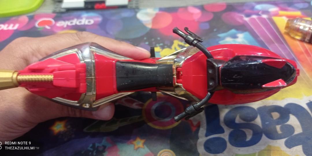 2001 Bandai Power Rangers Wild Force - Red SAVAGE CYCLE, Hobbies & Toys ...
