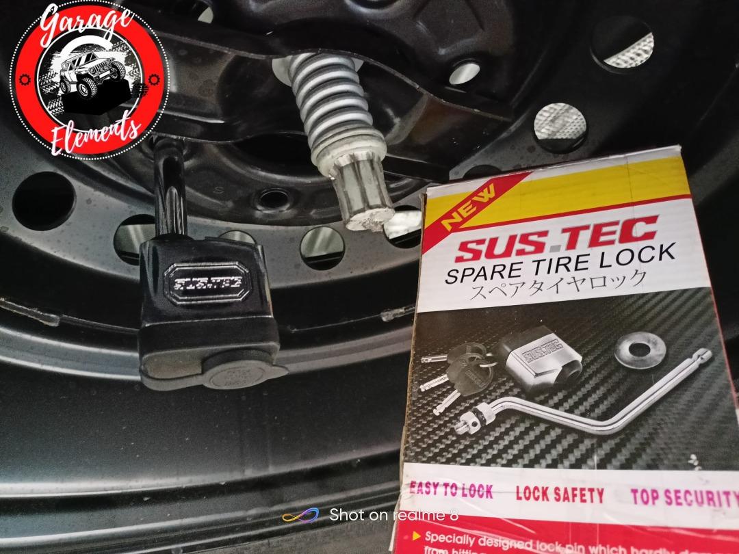 2023 Ford Ranger SUSTEC Spare tire lock, Car Parts & Accessories, Body ...
