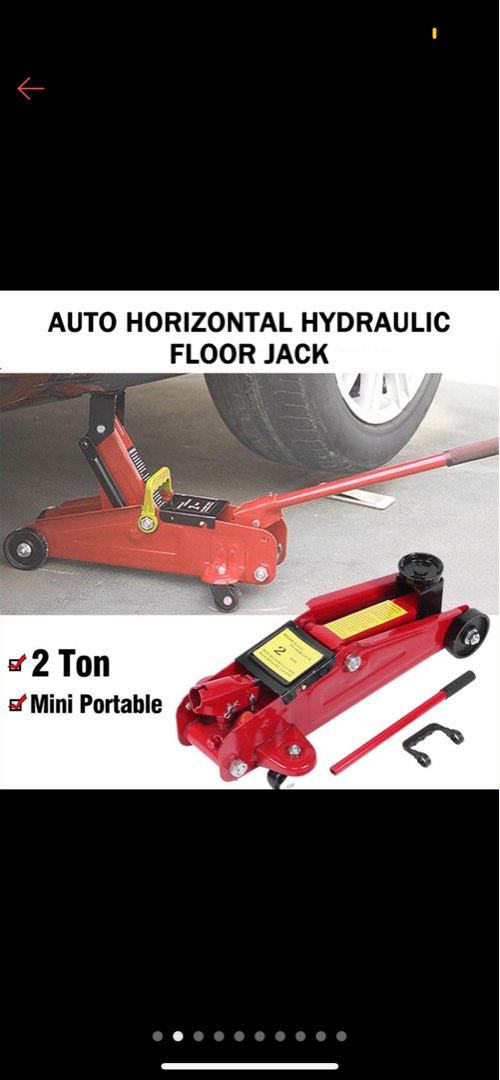 2 Tons Mini DIY Portable car hydraulic floor jack, Car Accessories ...