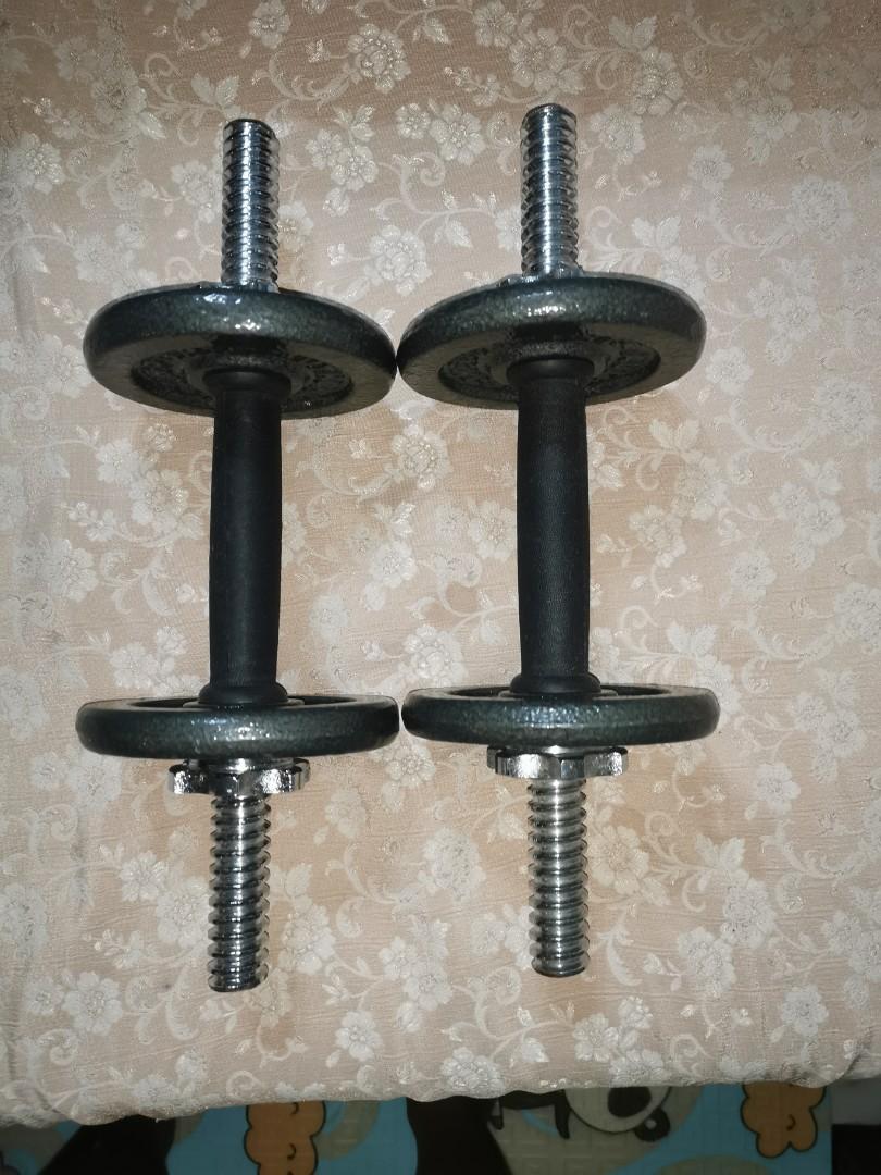 30 Lbs dumbbell set, Sports Equipment, Exercise & Fitness, Weights ...