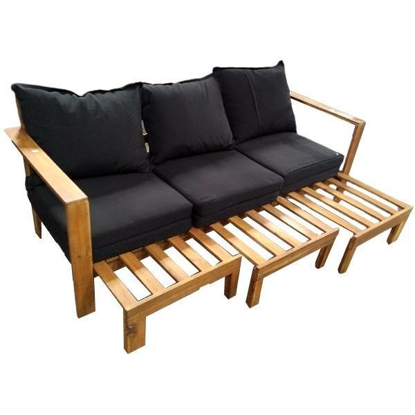 3 SEATER TIMBER DAY BED, Furniture & Home Living, Furniture, Chairs on ...