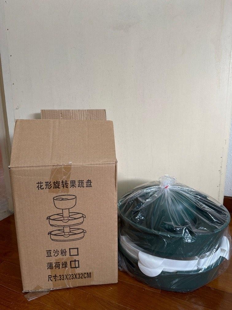 3 tier lazy Susan style food display tray, Furniture & Home Living ...