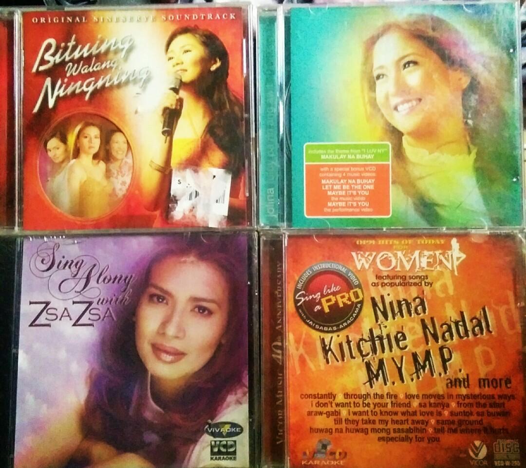 4 for 350: OPM FEMALE ARTISTS CD/VCD BUNDLE, Hobbies & Toys, Music ...