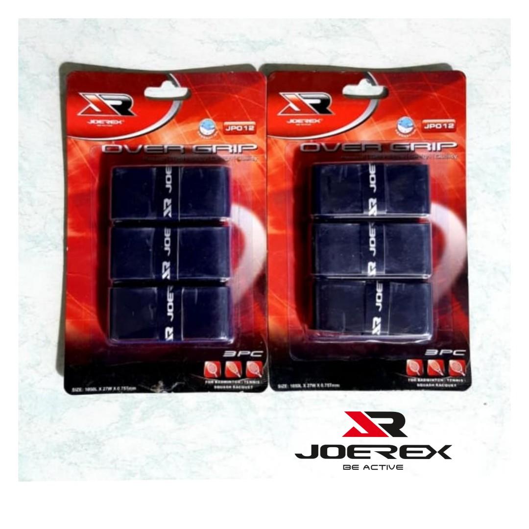 【$70/3排】全新 JOEREX 祖迪斯 防滑吸汗減震 球拍柄帶 over grip 網球拍壁球拍羽毛球拍都適用 (黑色三條裝), 運動產品, 運動與體育, 運動與體育 - 球拍和球類運動 ...