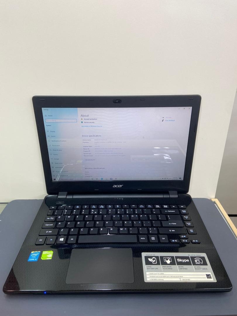 ACER E5-471 | I5-5200 | 4GB RAM | 500GB HDD | 14" INCH, Computers ...