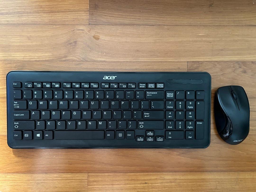 Acer Wireless Mouse Keyboard Set Computers And Tech Parts And Accessories Computer Keyboard On