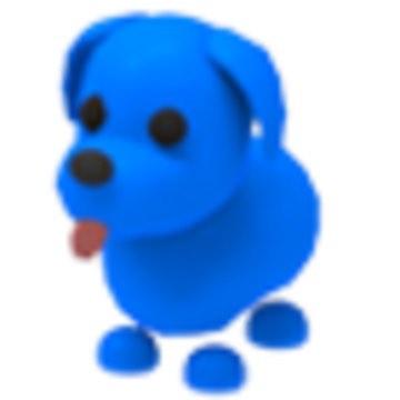 Adopt me normal blue dog/ hedgehog, Video Gaming, Gaming Accessories ...