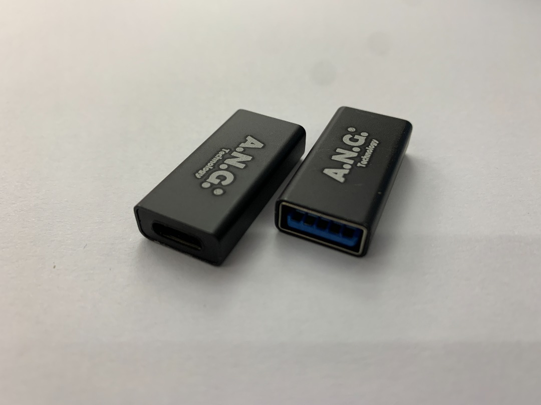 ANG Type-C3.1 Female to USB3.1A Female Adapter Charge&Data Sync, 電腦＆科技 ...