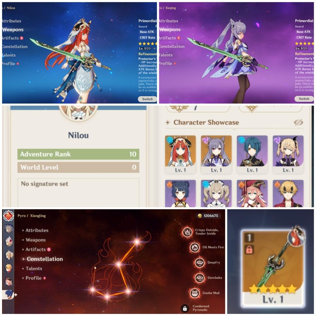 Ar10 Nilou Jade Cutter Genshin Account Video Gaming Video Games Others On Carousell