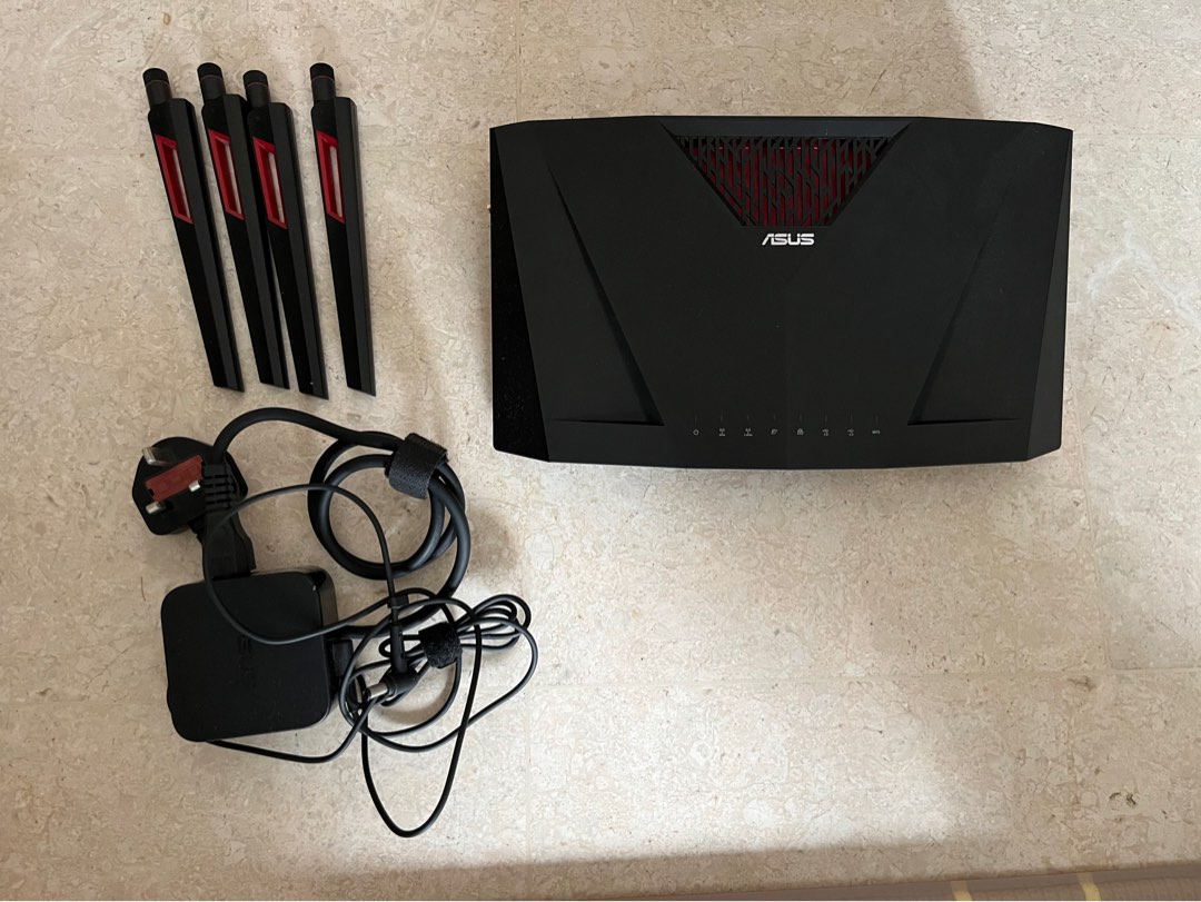 Asus router AC3100, Computers & Tech, Parts & Accessories, Networking ...