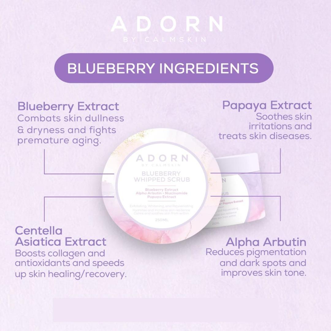 Authentic Adorn by Calmskin - Blueberry Whipped Scrub, Beauty ...
