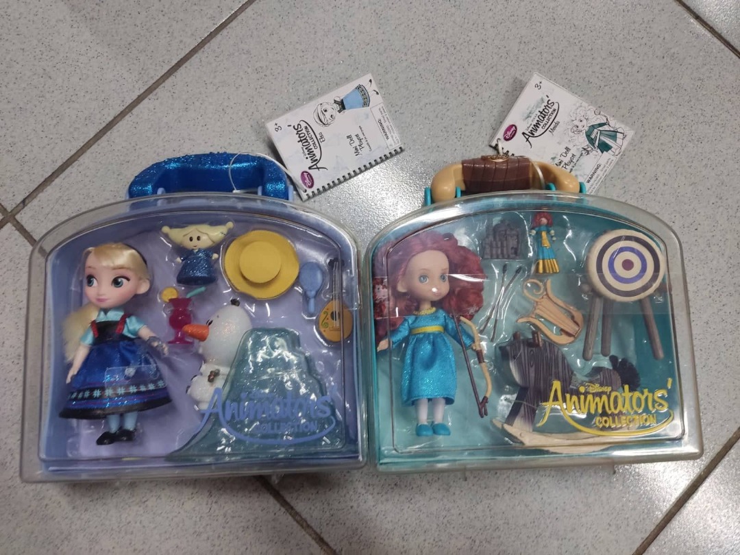 Authentic Disney Animator's Collection - Anna Frozen and Merida Brave ...