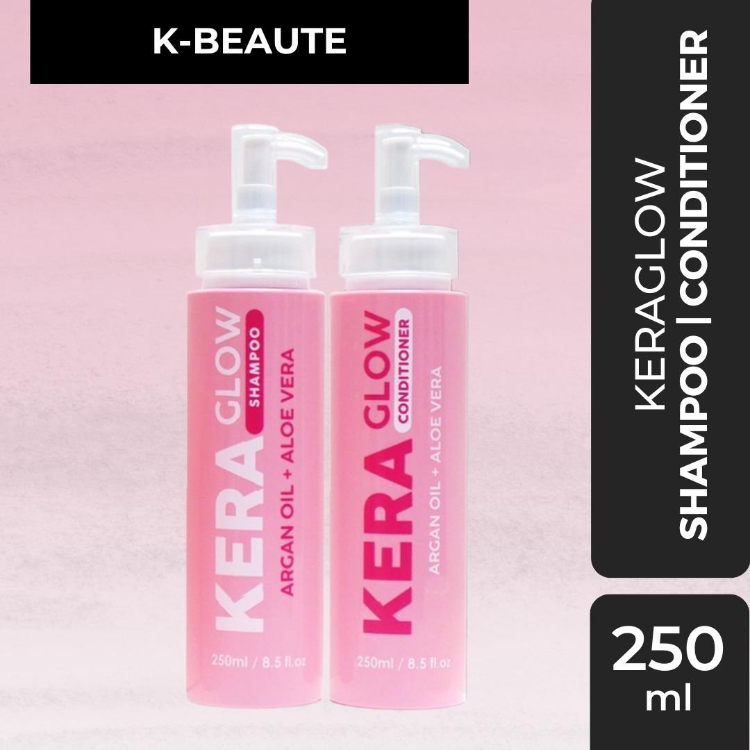 Authentic K-Beaute - KeraGlow Shampoo and Conditioner, Beauty & Personal Care, Hair on Carousell