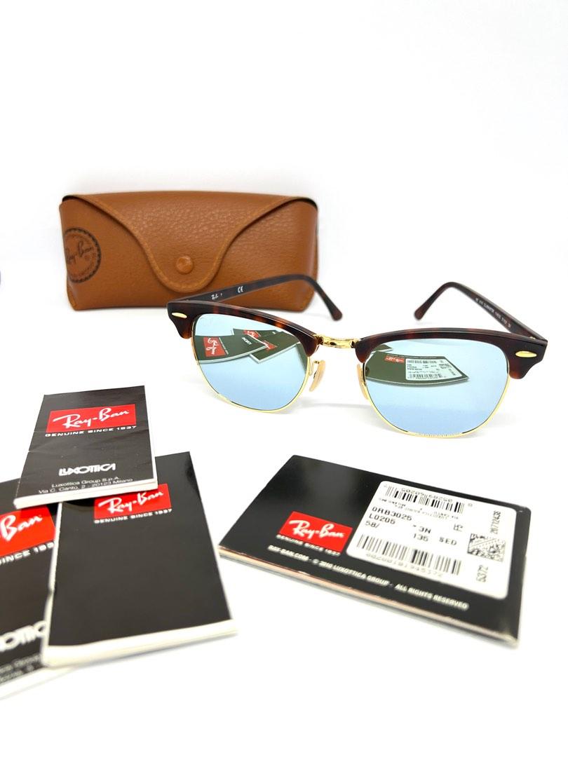 AUTHENTIC RAY BAN ICONIC CLUBMASTER CLASSIC, Men's Fashion, Watches ...