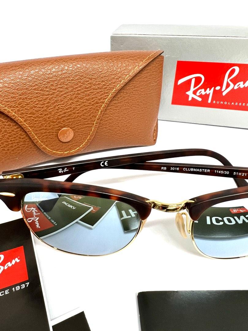 AUTHENTIC RAY BAN ICONIC CLUBMASTER CLASSIC, Men's Fashion, Watches ...
