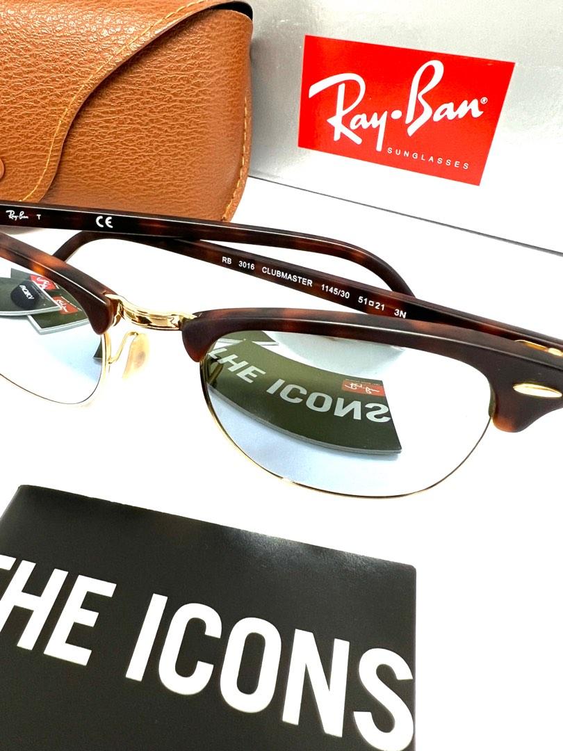AUTHENTIC RAY BAN ICONIC CLUBMASTER CLASSIC, Men's Fashion, Watches ...