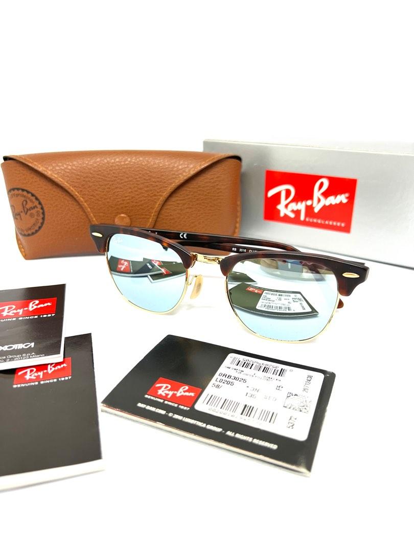 AUTHENTIC RAY BAN ICONIC CLUBMASTER CLASSIC, Men's Fashion, Watches ...