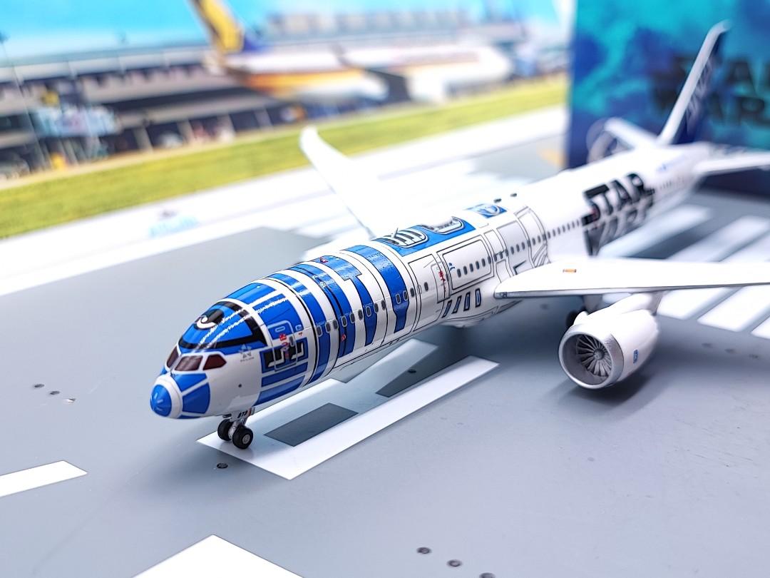 Aviation 400 1:400 ANA B787-9 (Star Wars R2D2 Livery) JA873A, Hobbies ...