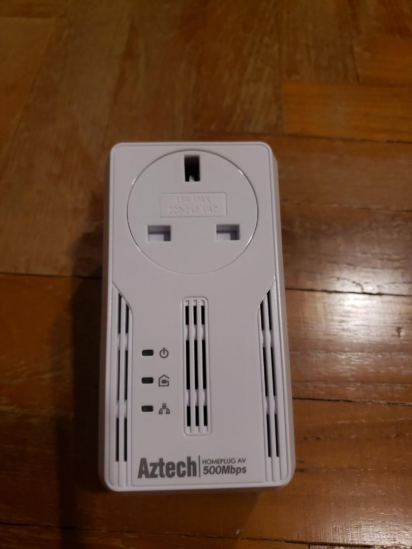 Aztech 500mbps homeplug, Computers & Tech, Parts & Accessories ...
