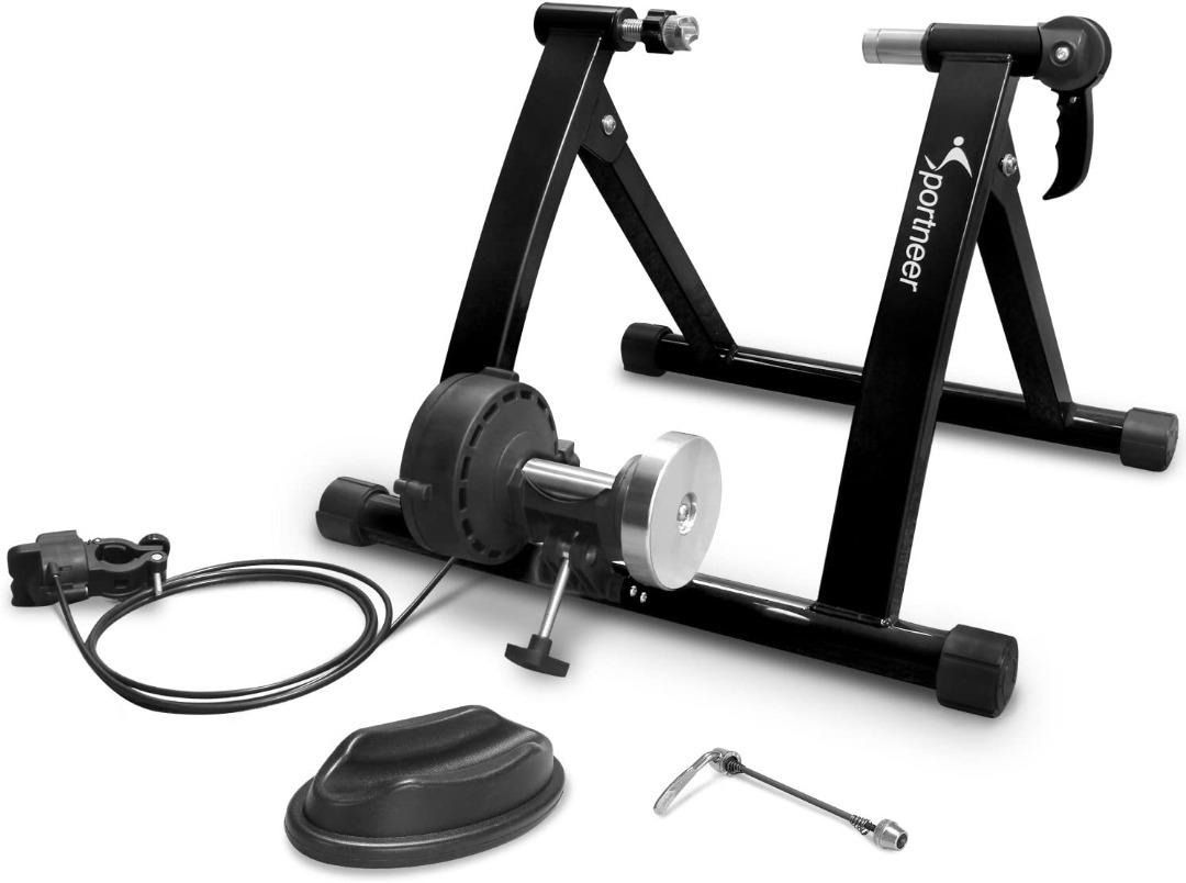 [B2417] Bike Trainer Stand Indoor Riding - Sportneer Magnetic ...