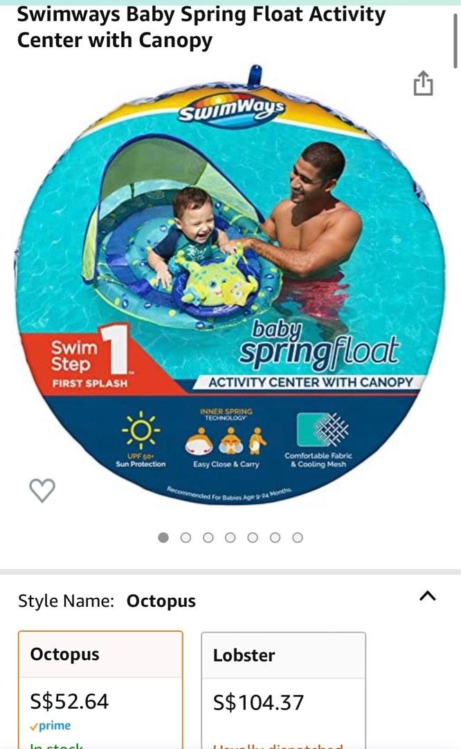 Swimways Baby float zoggs swim trainer, Babies & Kids, Infant Playtime ...
