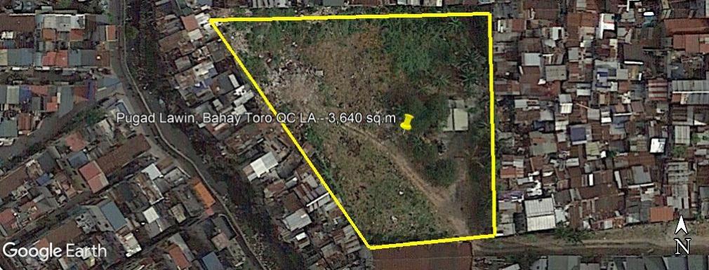 BAHAY TORO PROJECT 8 QUEZON CITY RESIDENTIAL LOT @ 3,640 SQM NEAR EDSA ...