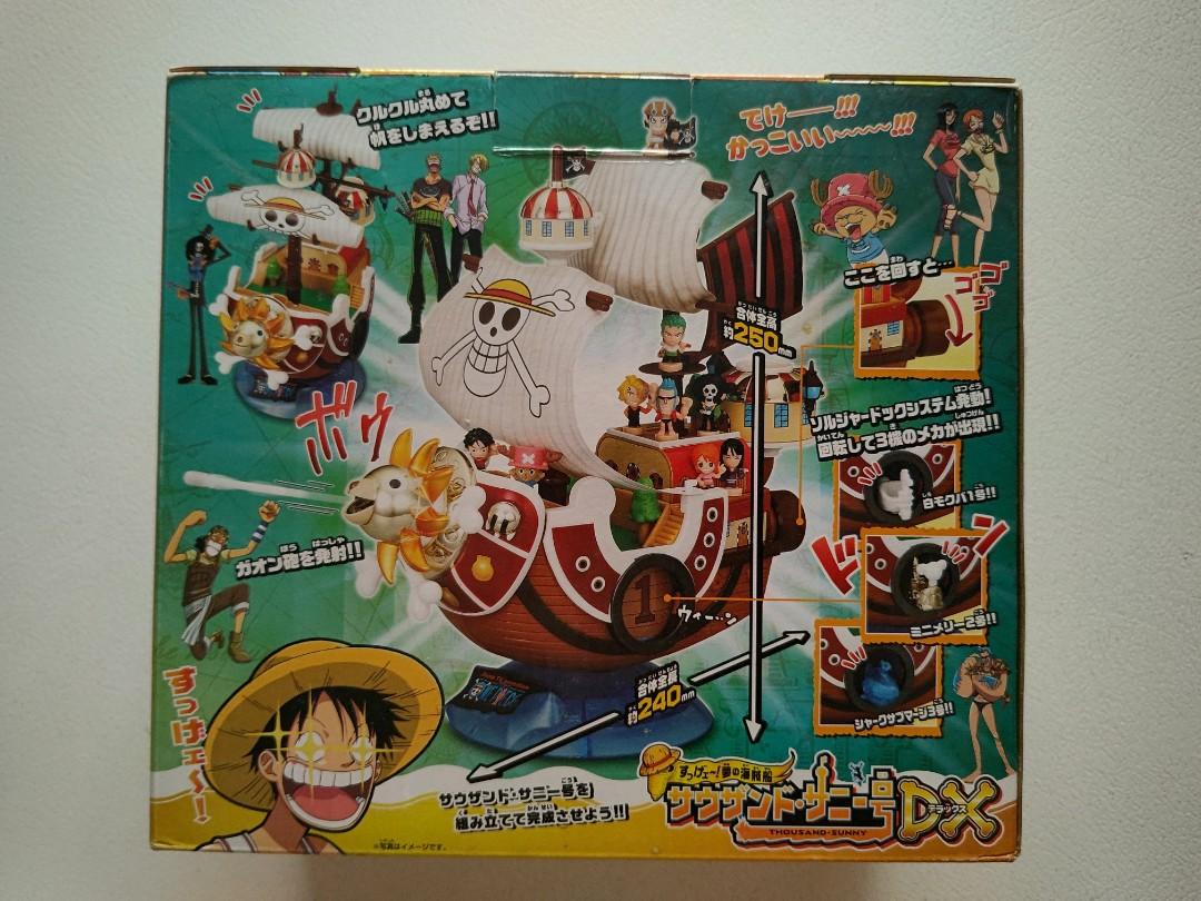 Bandai One Piece Pirate Ship Thousand Sunny DX set, Hobbies & Toys ...