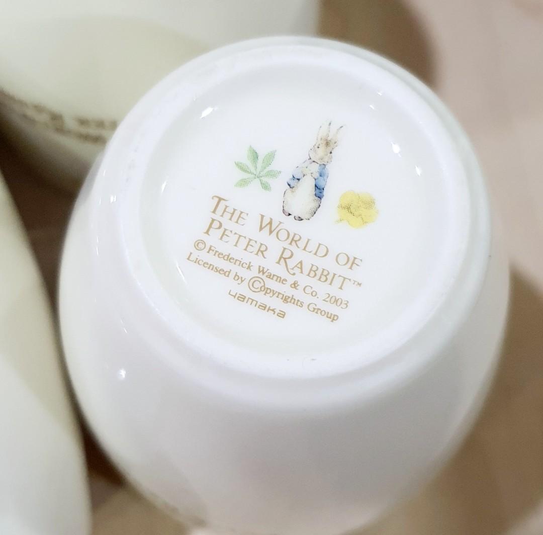 Beatrix Potter Peter Rabbit Cup x 4pc combo, Furniture & Home Living ...