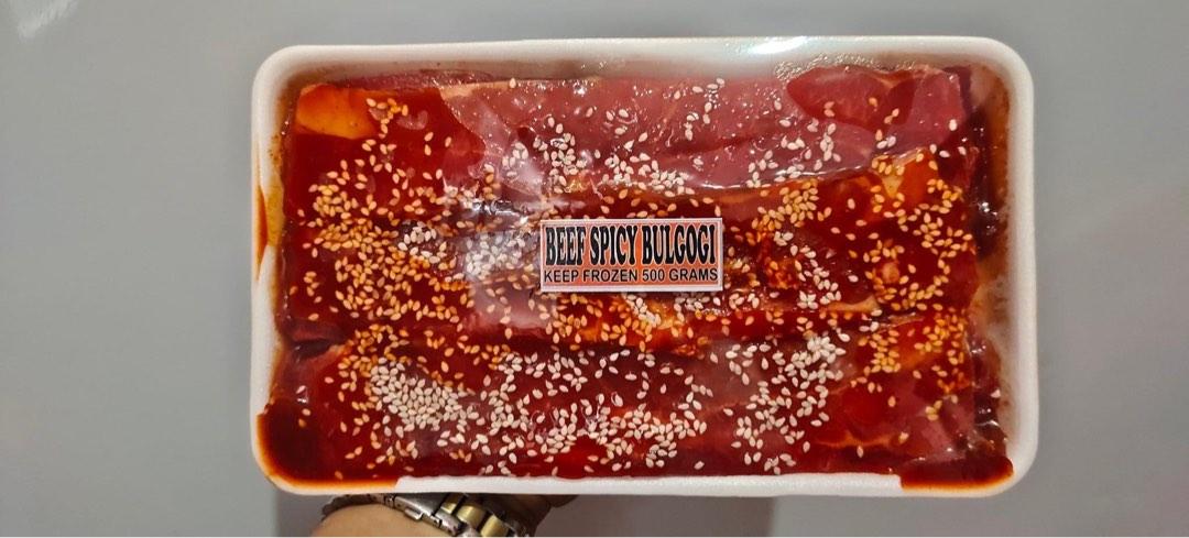 BEEF & PORK SAMGYUP MEAT (500G), Food & Drinks, Chilled & Frozen Food ...