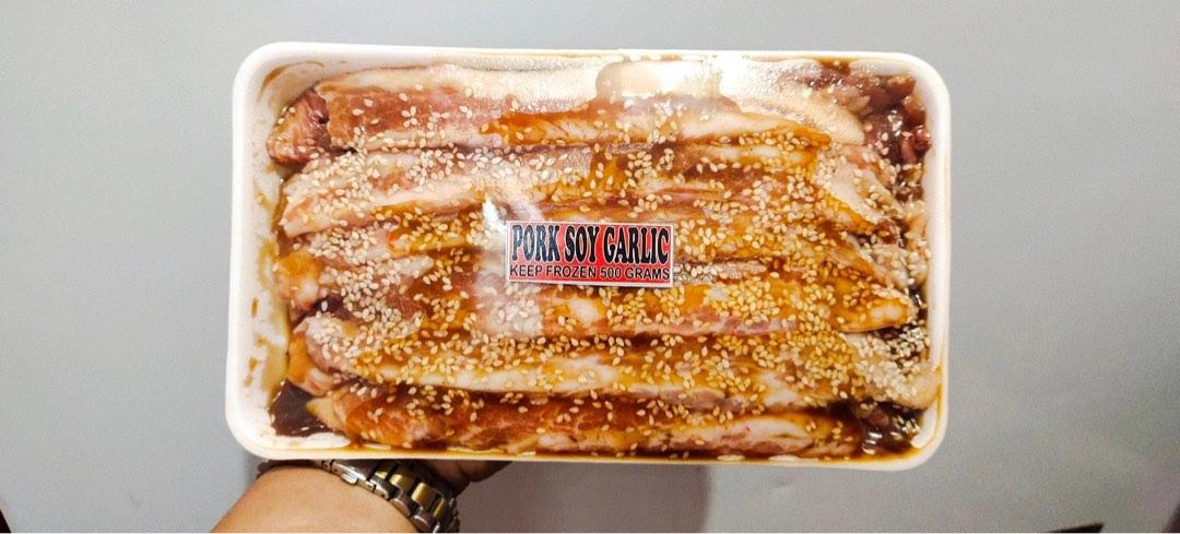 BEEF & PORK SAMGYUP MEAT (500G), Food & Drinks, Chilled & Frozen Food ...