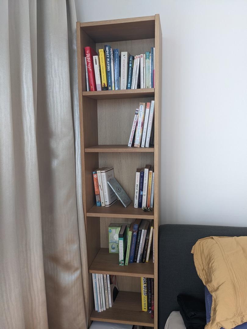 Ikea BILLY Bookcase, oak color, 40x28x202 cm, Furniture & Home Living ...