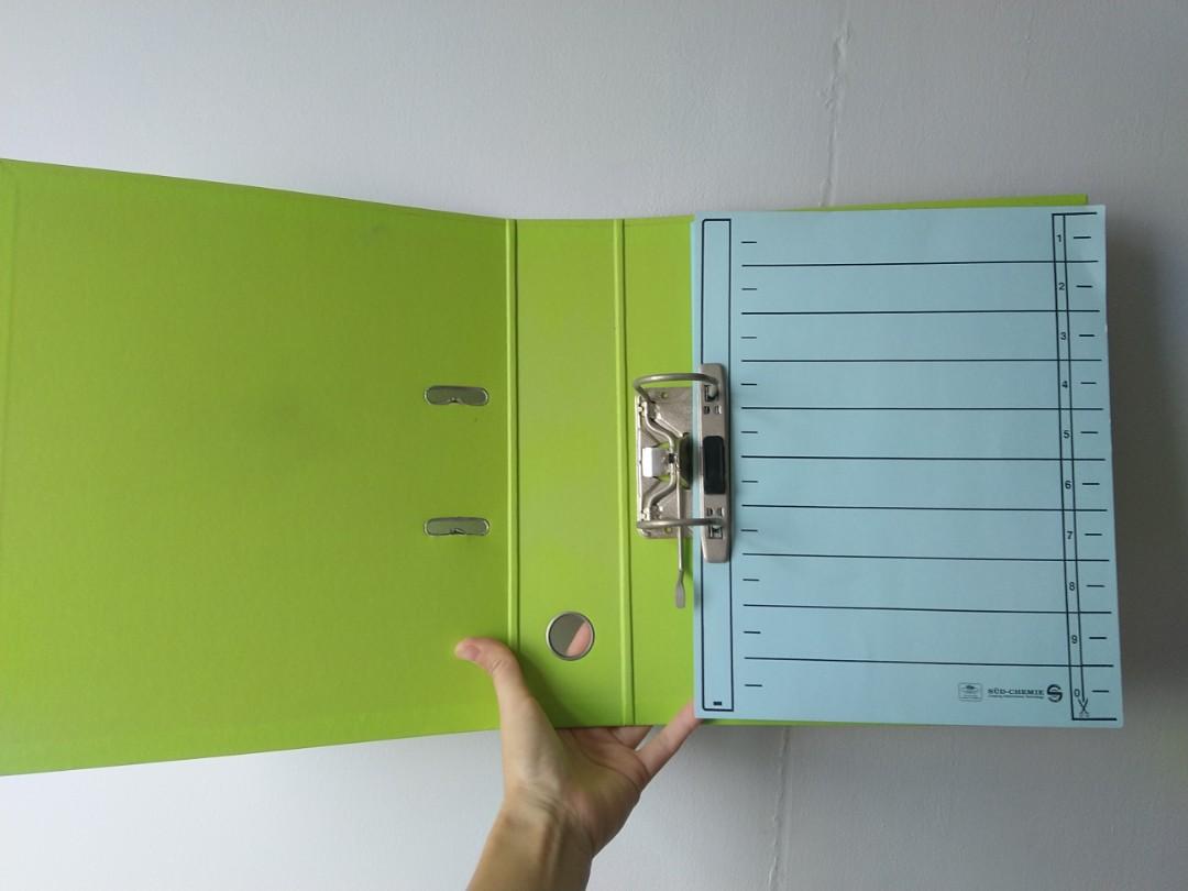 Binder ordner Bantex A4 hijau muda, Buku & Alat Tulis, Majalah ...