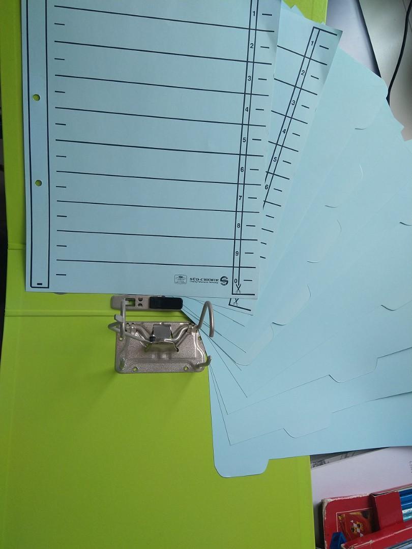 Binder ordner Bantex A4 hijau muda, Buku & Alat Tulis, Majalah ...