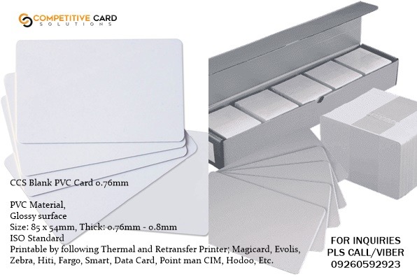 BLANK PVC CARDS FOR THERMAL PRINTER, Computers & Tech, Printers ...