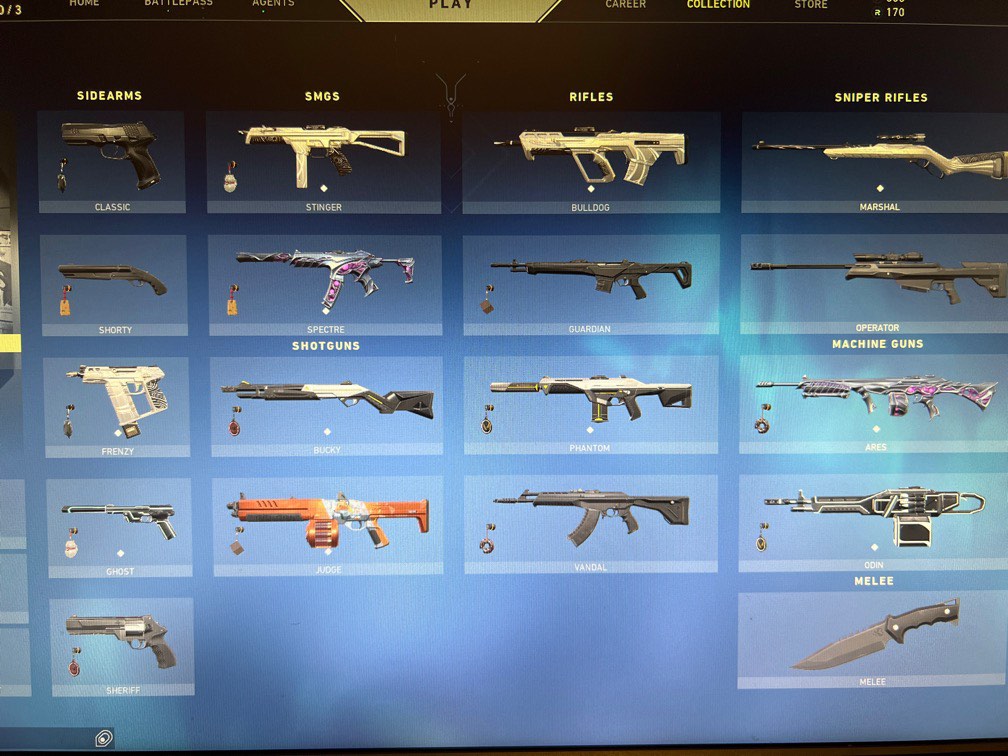 Bronze 2 Ranked Currently EP5 ACT2 Some skins Valorant Smurf Account ...