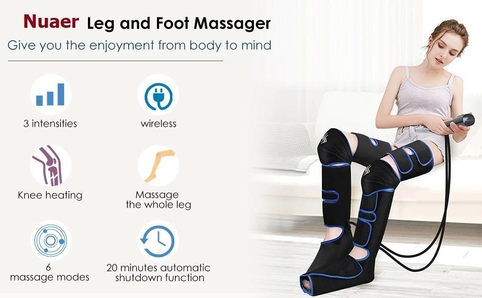 [C3903] Nuaer Foot air pressure leg massager promotes blood circulation ...