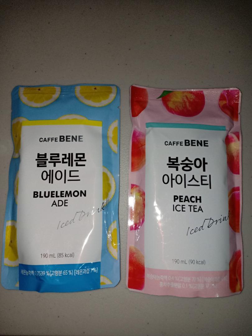 Caffe Bene Korean Convenience Store Coffee and Juice Pouch, Food ...