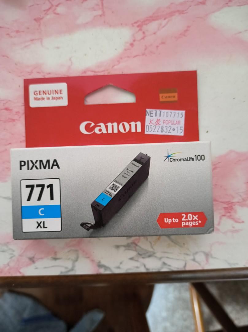 Canon Pixma Ink Cartridge 771, Computers & Tech, Printers, Scanners ...