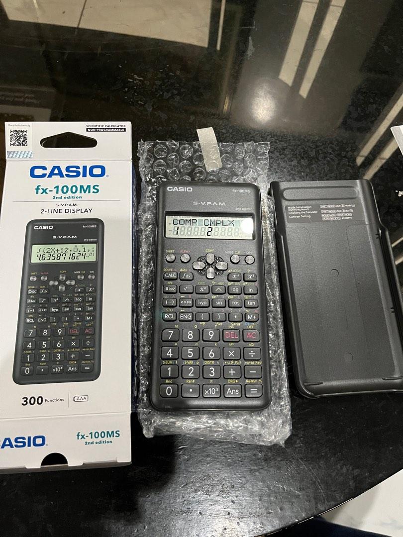 Casio Fx 100 Ms Scientific calculator for sale, Computers & Tech, Office & Business Technology ...