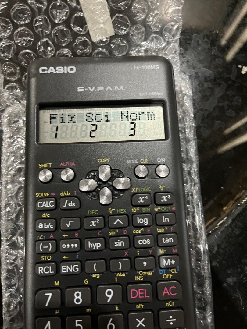 Casio Fx 100 Ms Scientific calculator for sale, Computers & Tech, Office & Business Technology ...