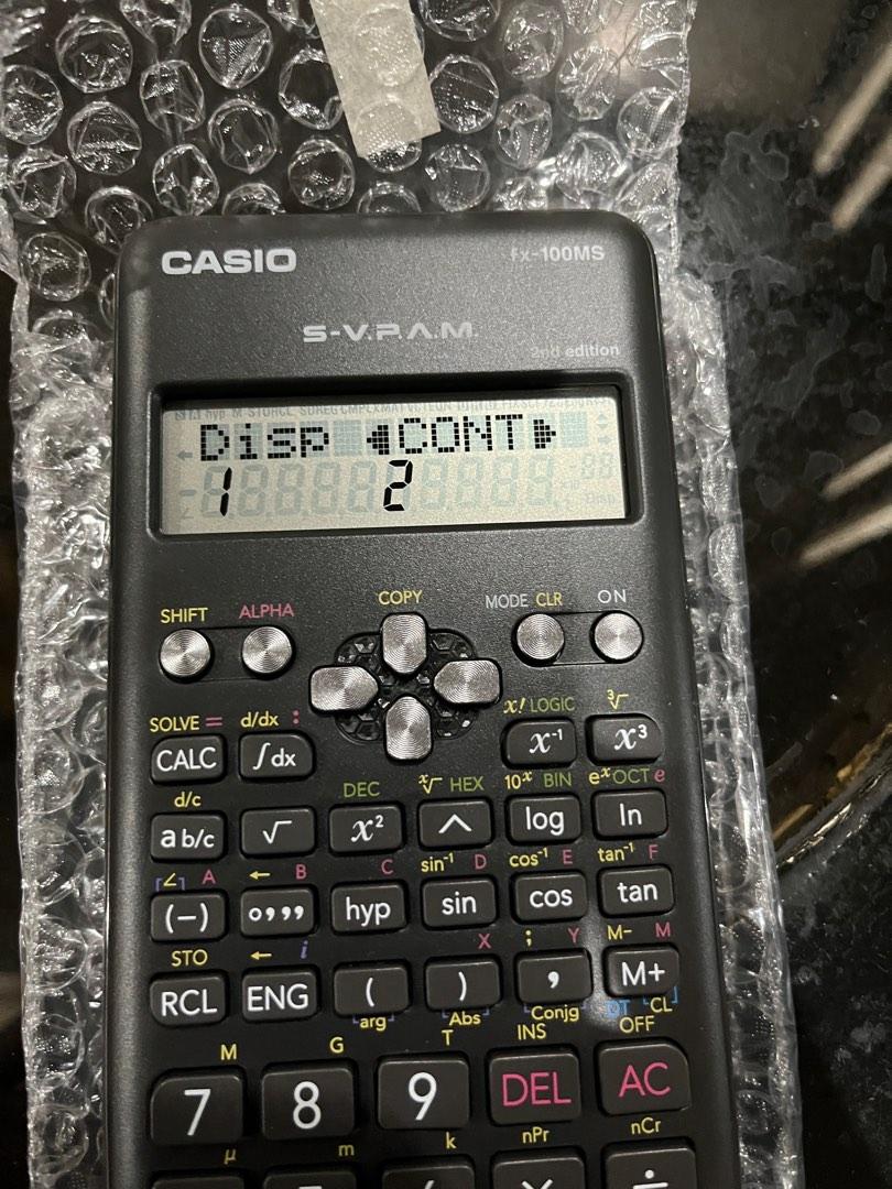 Casio Fx 100 Ms Scientific calculator for sale, Computers & Tech ...
