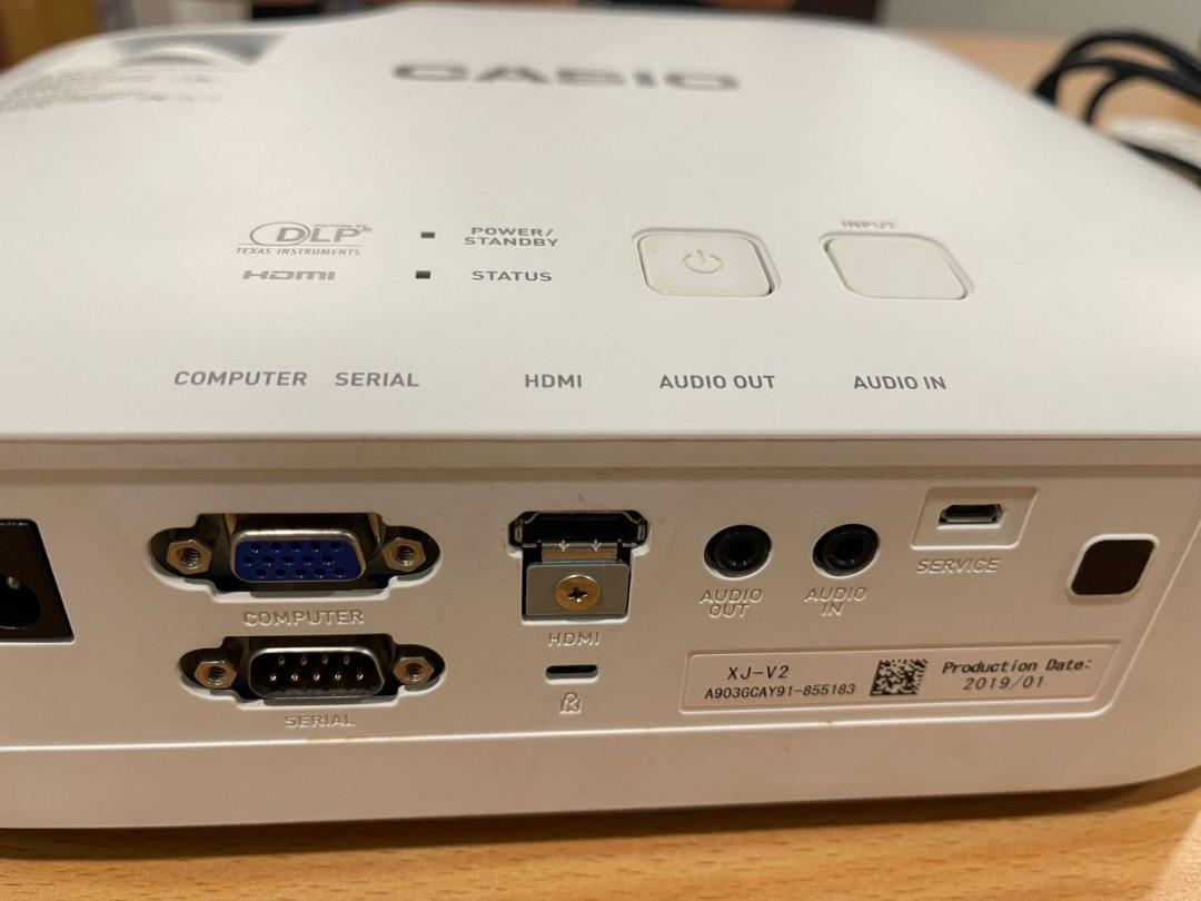 Casio XJ-V2 XGA 3000 Lumens LED Projector, TV & Home Appliances, TV ...