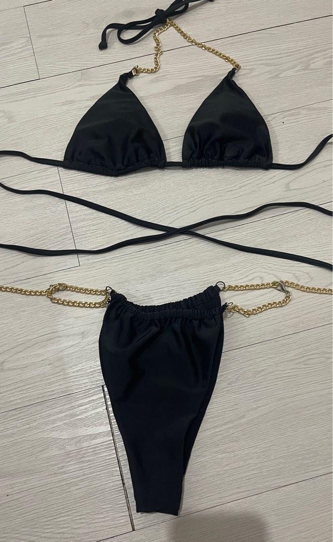 Chain Thong Bikin Swimsuit, Women's Fashion, Swimwear, Bikinis ...