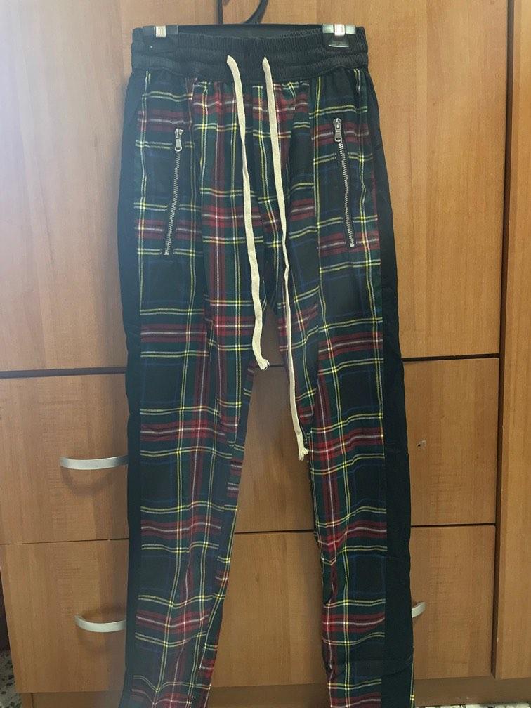Checkered pants, Men's Fashion, Bottoms, Trousers on Carousell